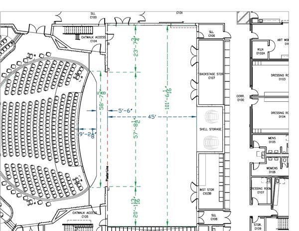 Robinson Fine Art Center Venues / Main Stage